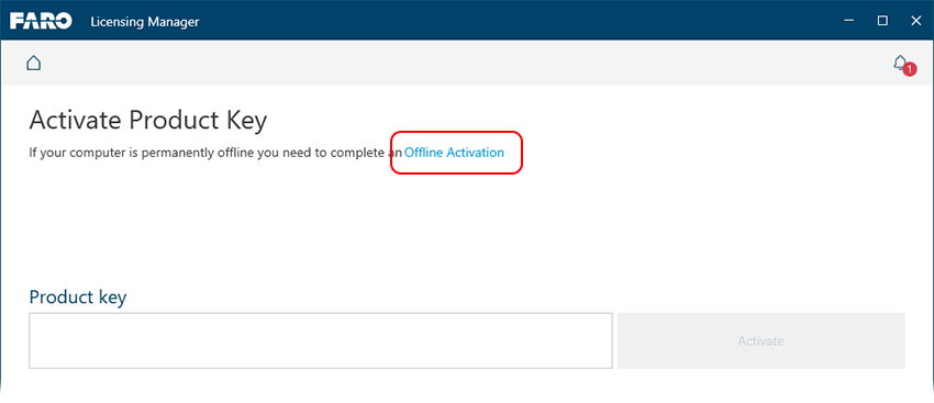 FARO InTouch & FARO Licensing Manager Application